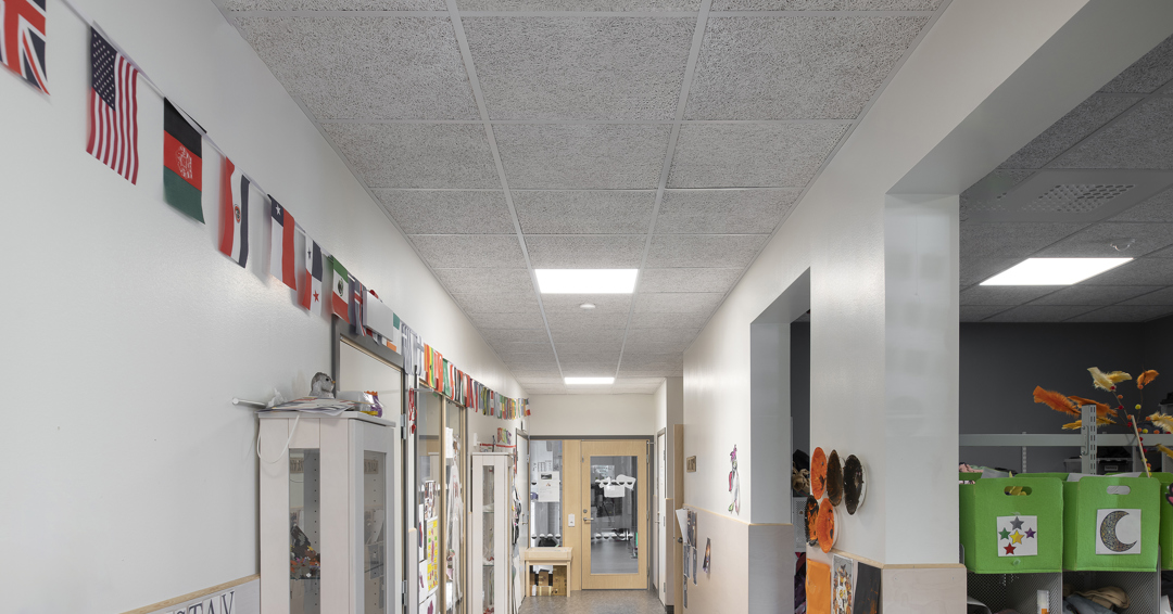 Nybygd barnehage med god akustikk i Göteborg | Troldtekt